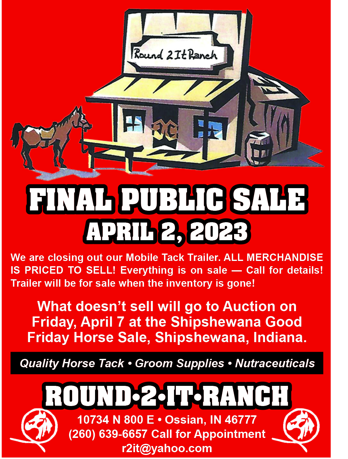 Round-2-It Ranch Final Public Sale